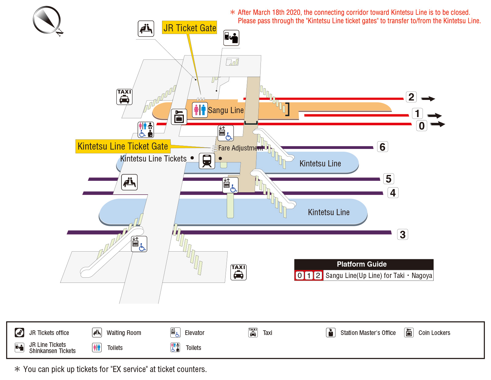 Maps of station layouts | Central Japan Railway Company